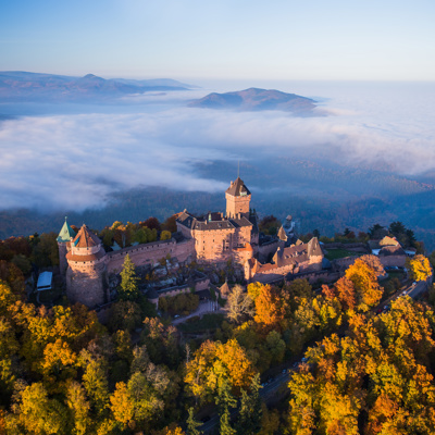 Die Hohkönigsburg : ein Besuch der Burg in Elsass, tourismus im Elsass