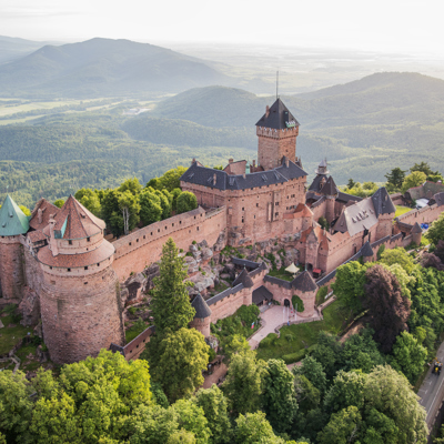 Die Hohkönigsburg : ein Besuch der Burg in Elsass, tourismus im Elsass